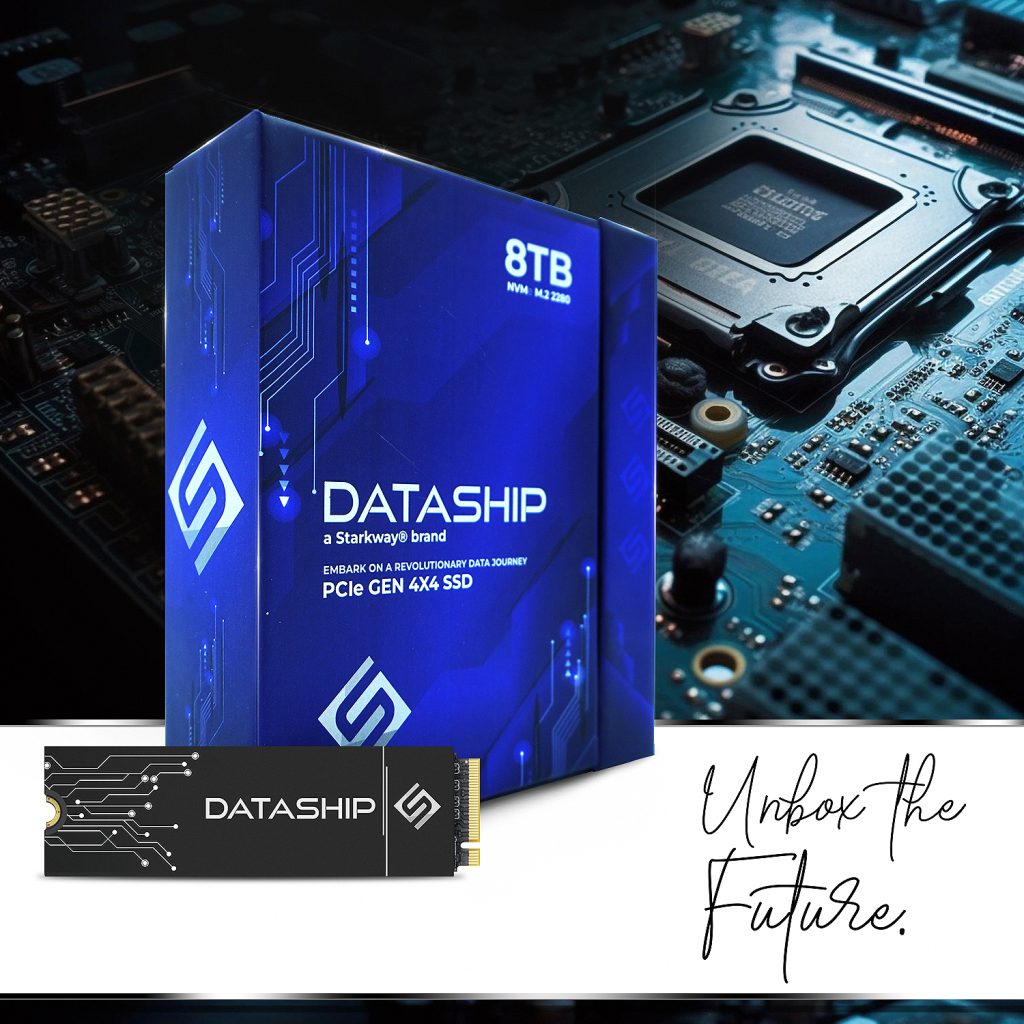 DATASHIP 8TB NVMe PCIe Gen4x4 M.2 2280 SSD – Starkway